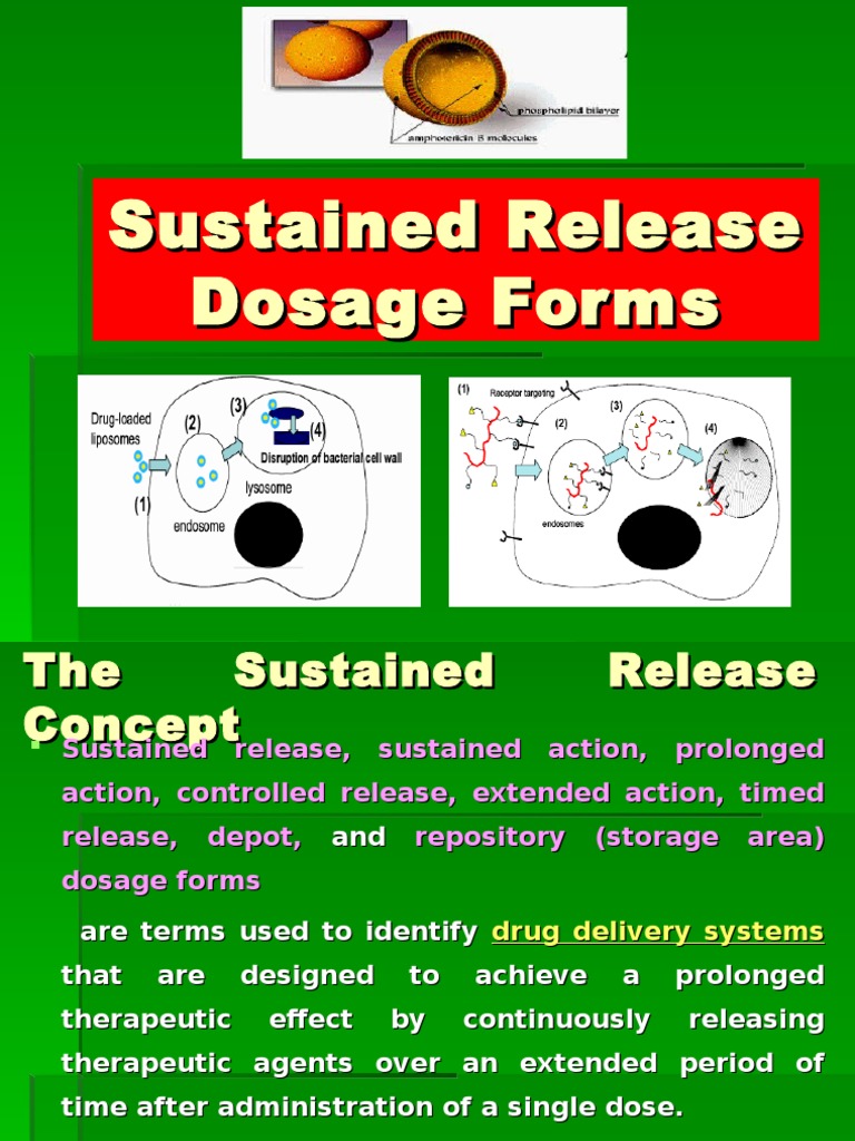 Understanding Sustained Release Dosage Forms | PDF | Medicinal ...
