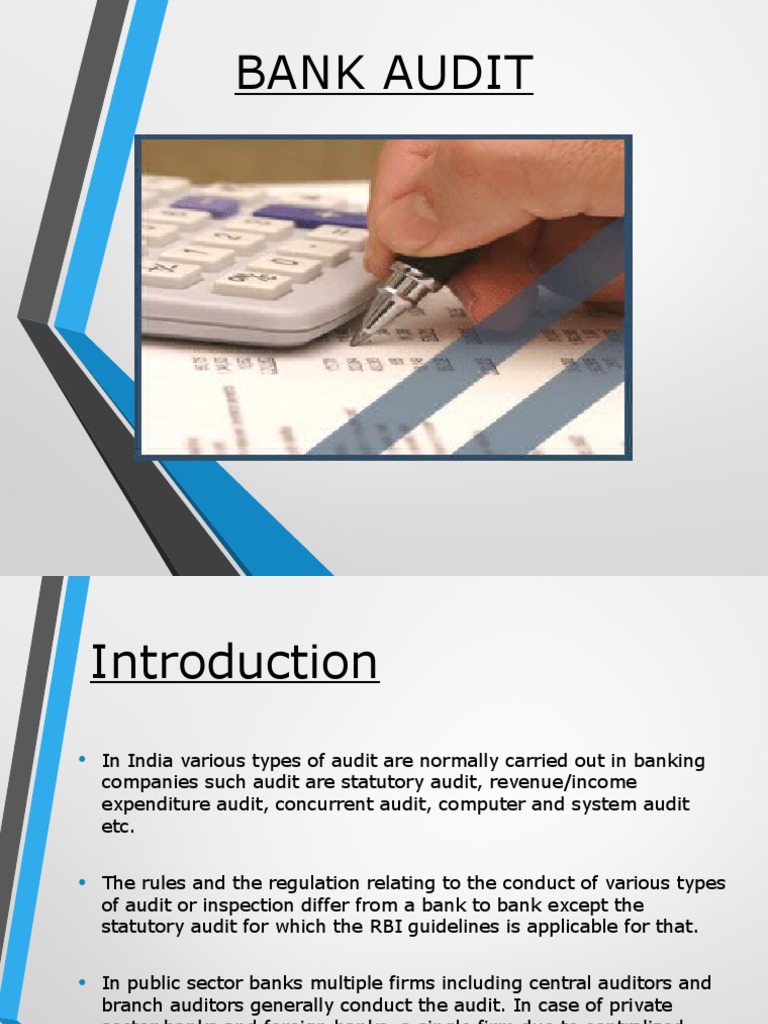 Bank Audit | PDF | Auditor's Report | Internal Control