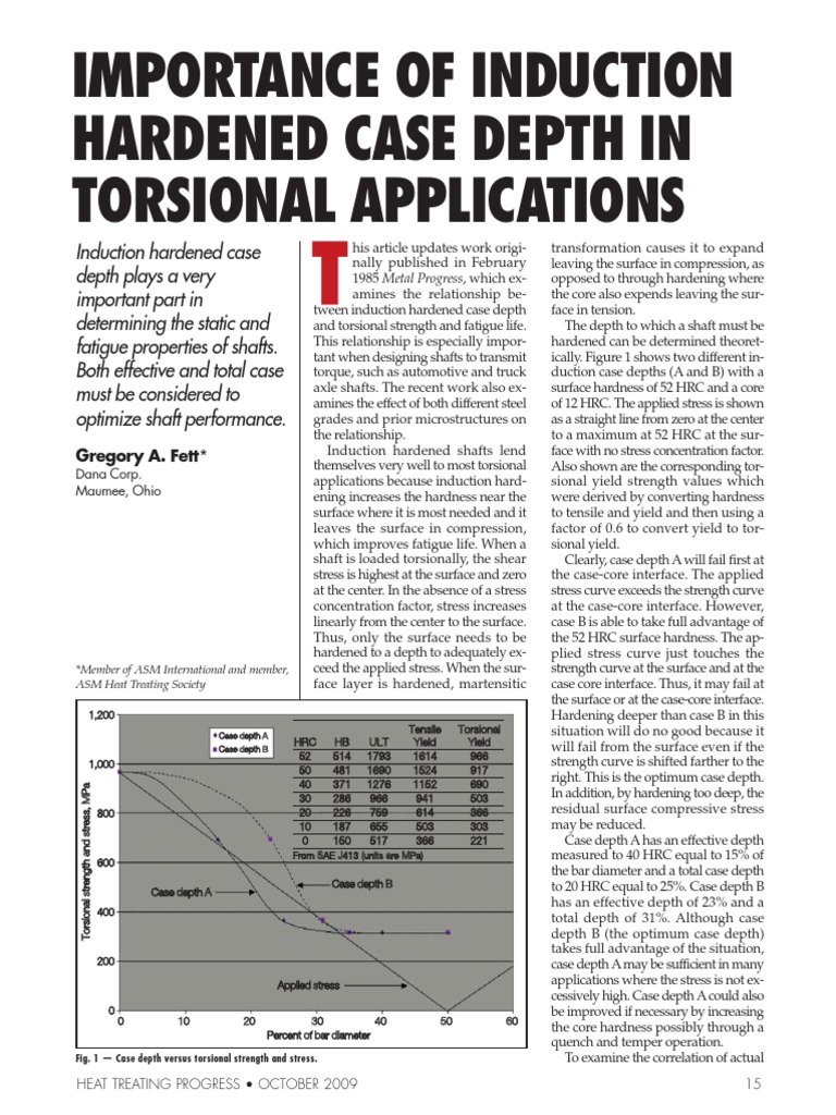 Gregory A. Fett - Importance of Induction Hardened Case Depth in ...