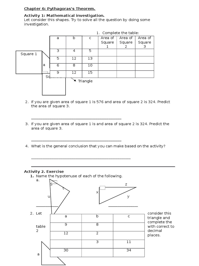 Chapter 6 Form 2 (Exercise) | PDF