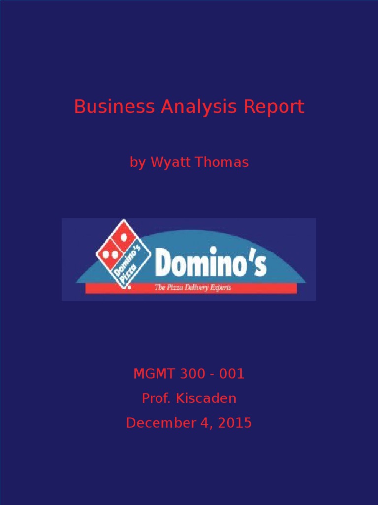 Domino's Pizza | PDF | Domino's Pizza | Inventory