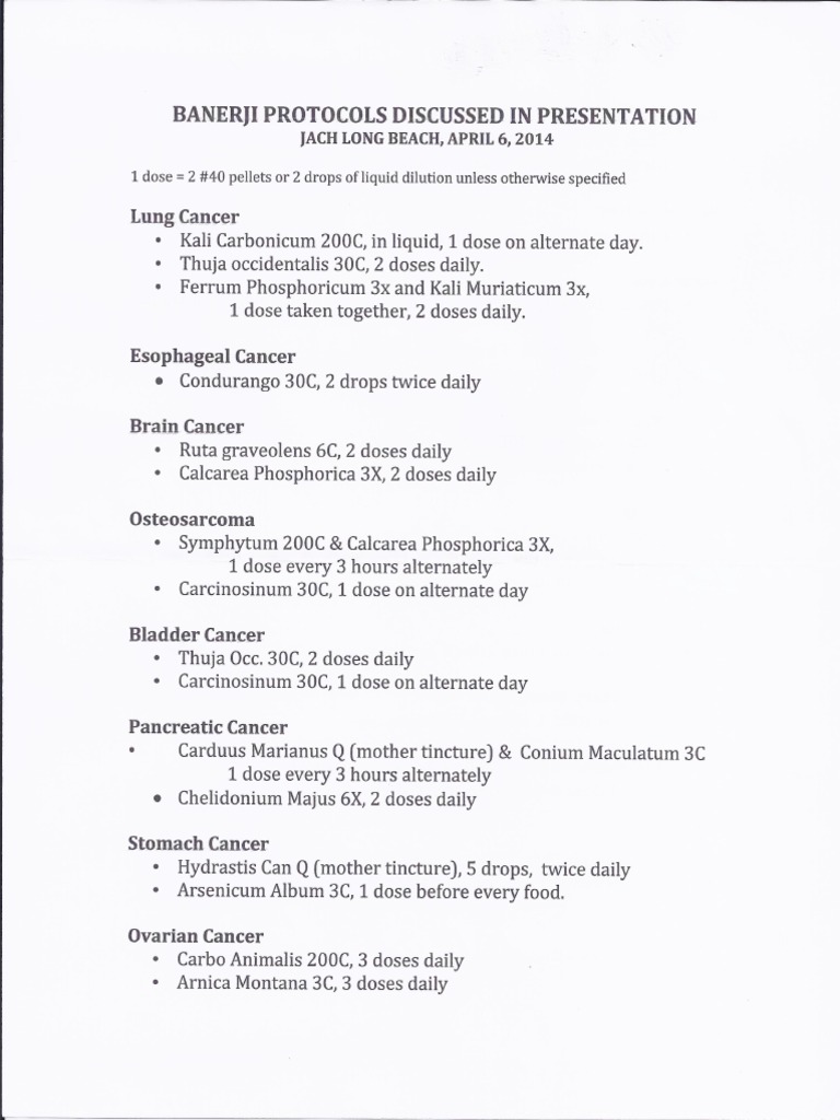 Banerji Protocols CA | PDF