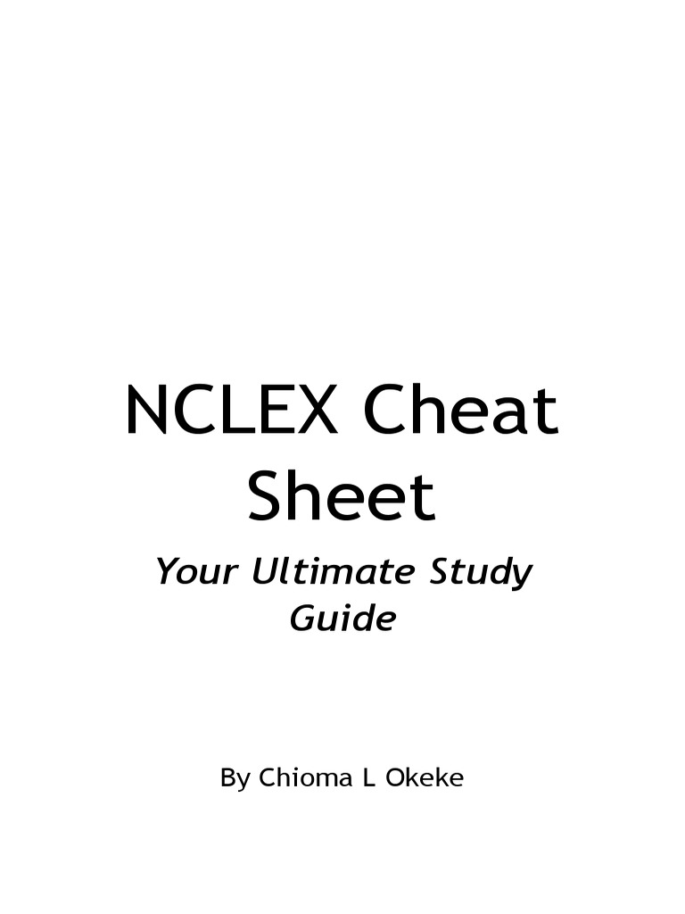 Nclex Cheat Shhet 2 | PDF | Cirrhosis | Psychiatric Medication