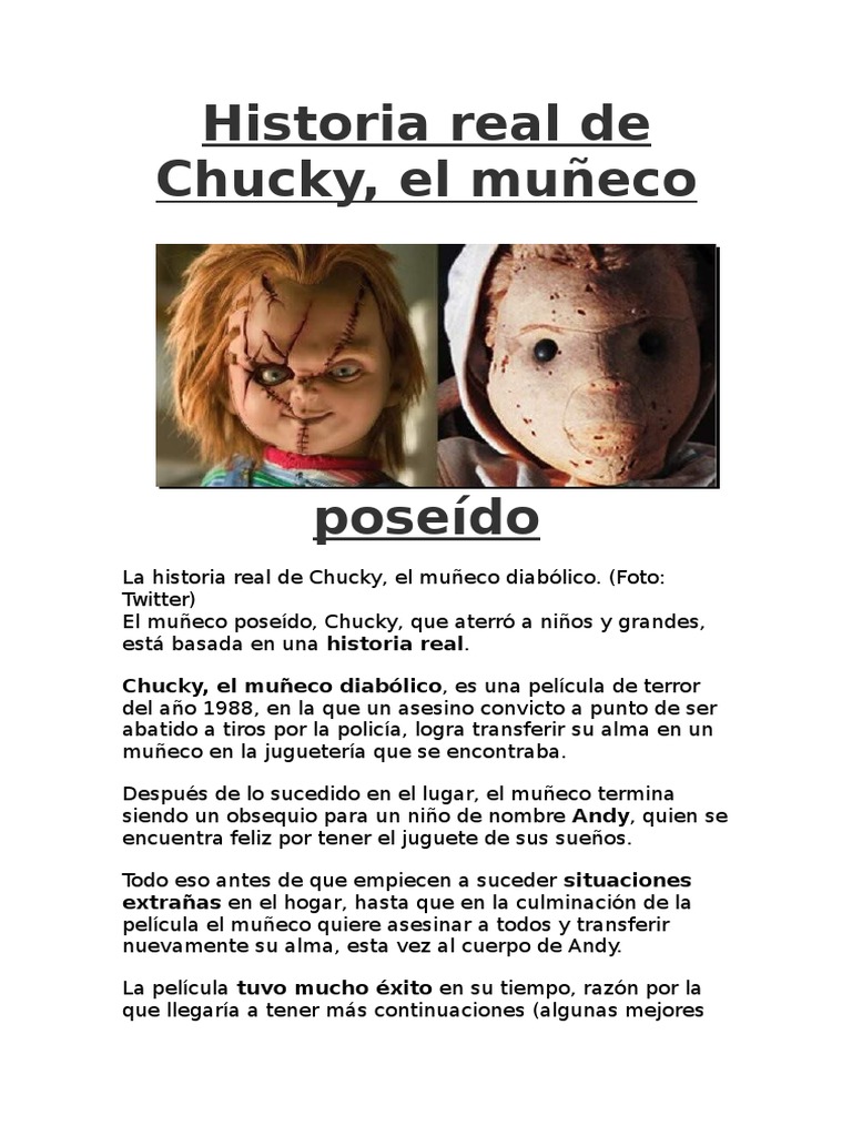 Historia Real de Chucky | PDF | Ocio