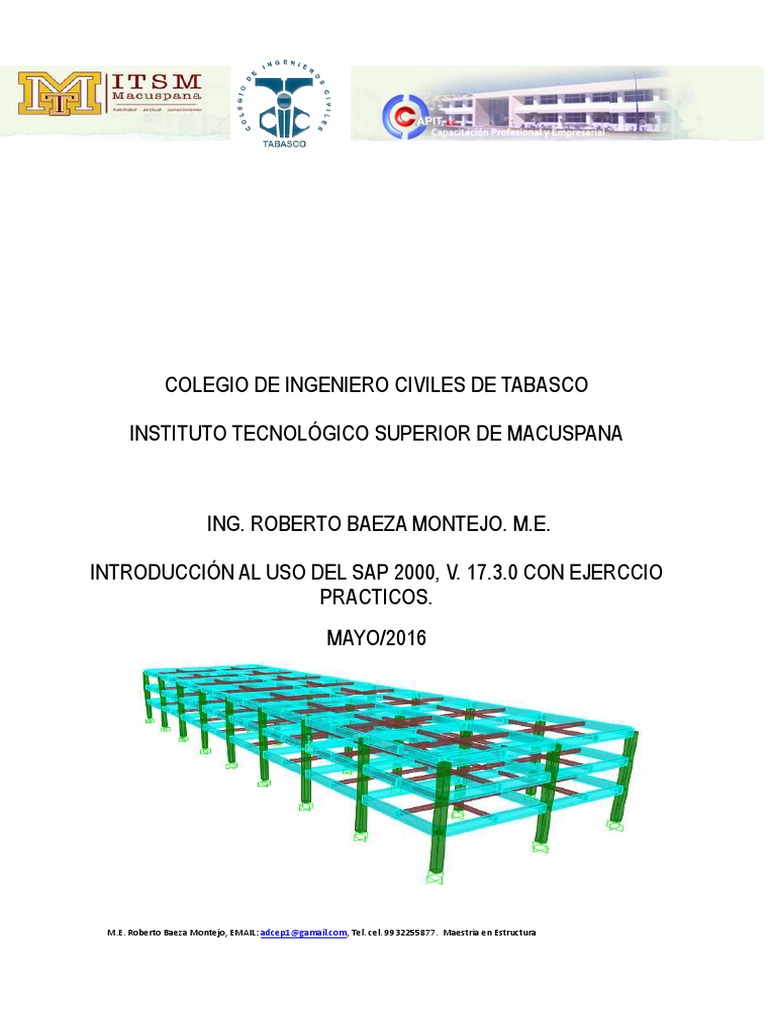 SAP 2000 v17 | PDF | Ingeniería | Science