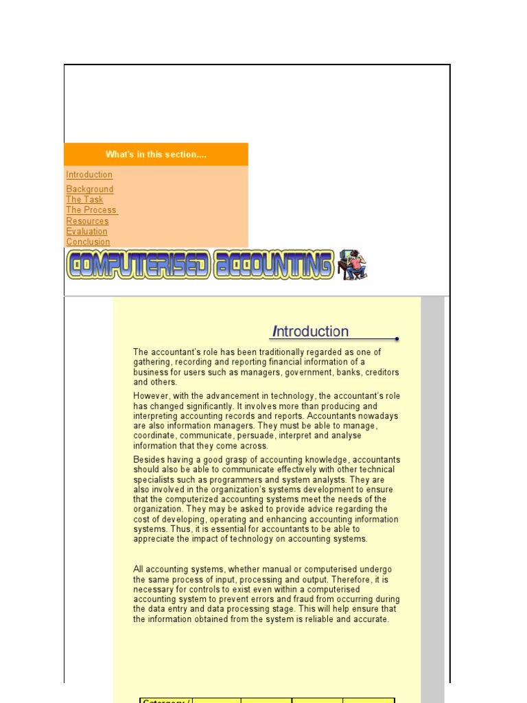 Accounting Lesson Webquest | PDF | Accounting | Information