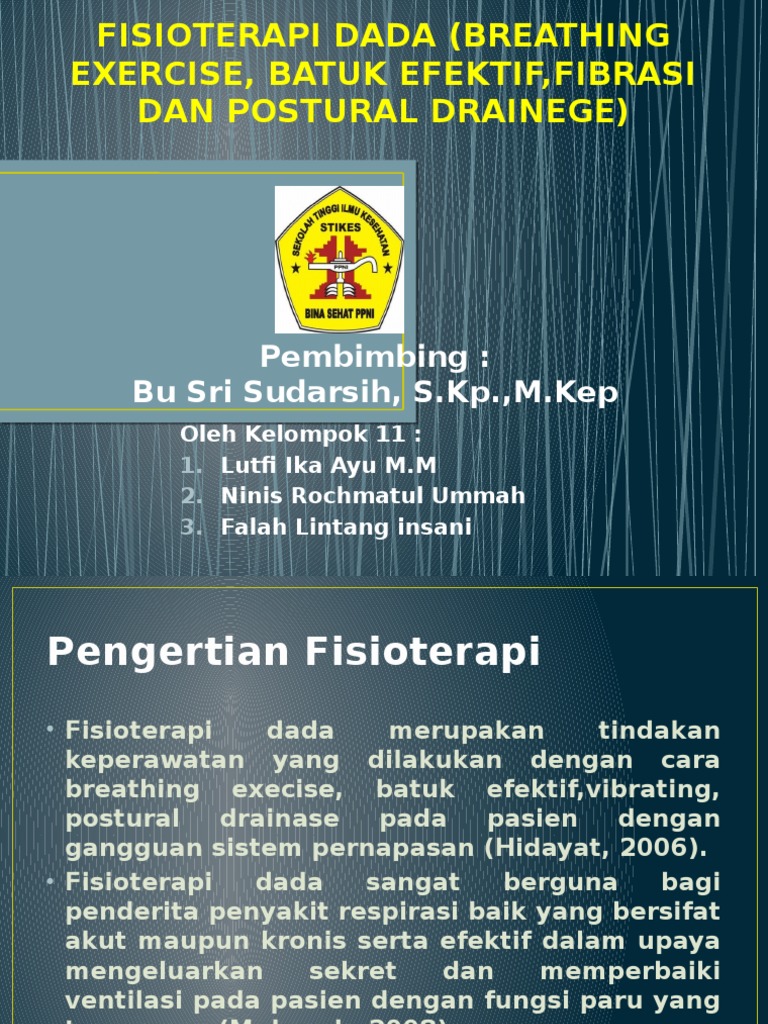 Fisioterapi Dada: Teknik dan Manfaat | PDF