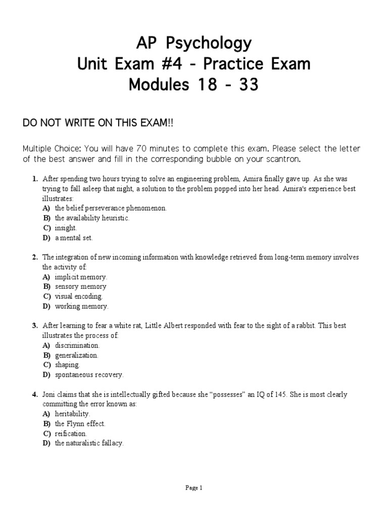 AP Psych Prac. Exam 18 33 | Recall (Memory) | Memory