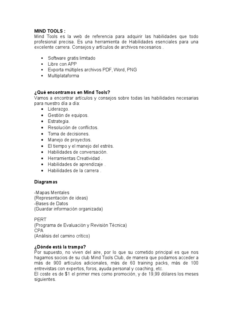 Mind Tools | PDF | Liderazgo | Red mundial