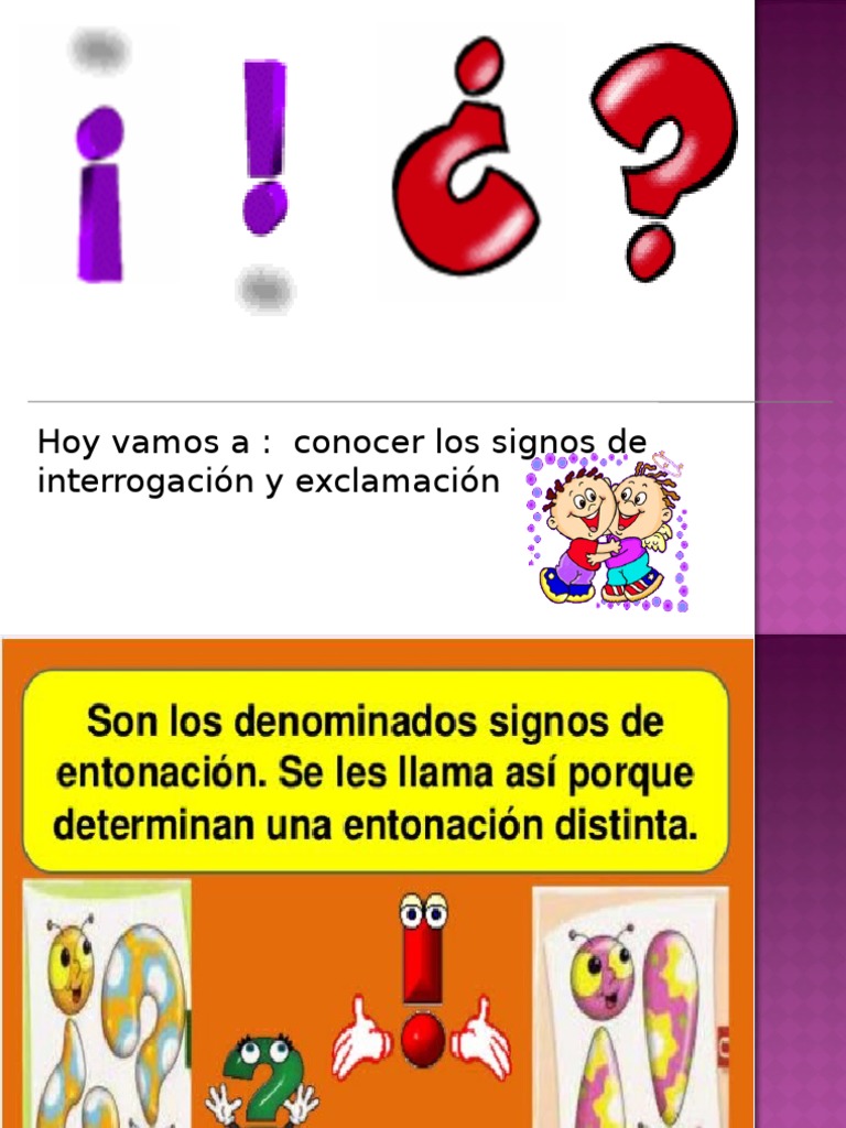 Signos de Interrogación y Exclamación | PDF | Relaciones personales ...