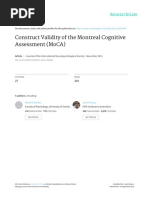 The Montreal Cognitive Assessment MoCA A Brief SCR | PDF | Recall ...