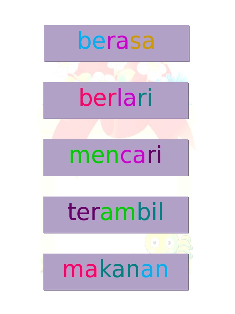 90 Perkataan Berimbuhan | PDF