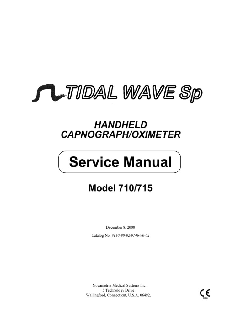 Cdd142429-Novametrix 710-715 - Service Manual PDF | PDF