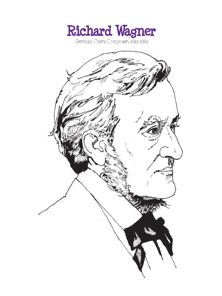 Wagner Coloring Page | Download Free PDF | Opera | Vocal Music