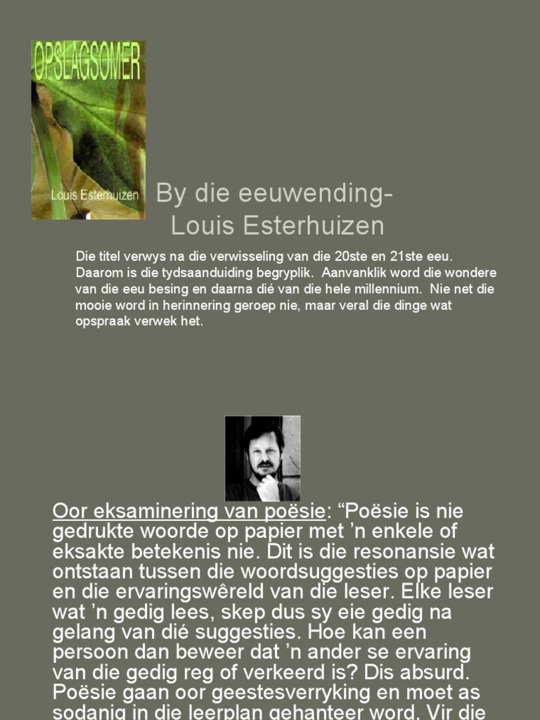 By Die Eeuwending | PDF