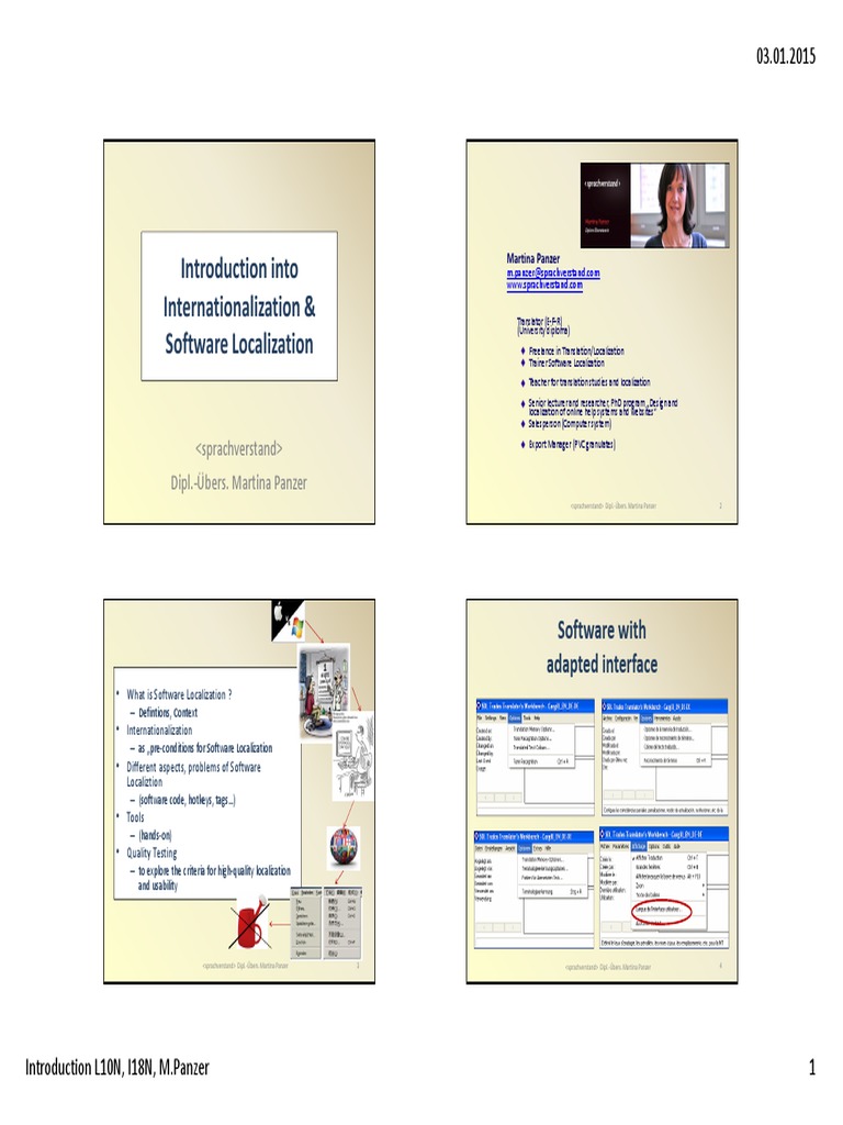 Handzettel - Introduction Into I18N L10N | PDF | Ascii | Software