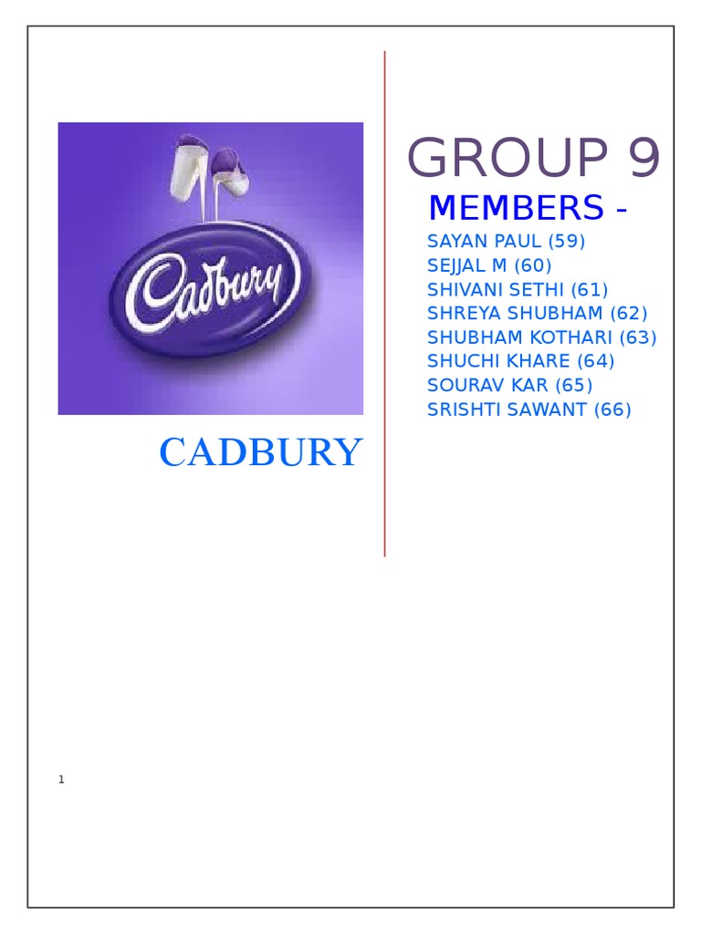 Cadbury Marketing Mix | Chocolate | Candy