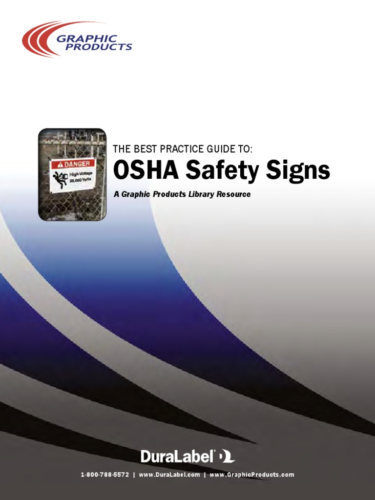 OSHA Safety Signs: The Best Practice Guide To | PDF | Occupational ...