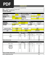 Room Data Sheet Template | PDF