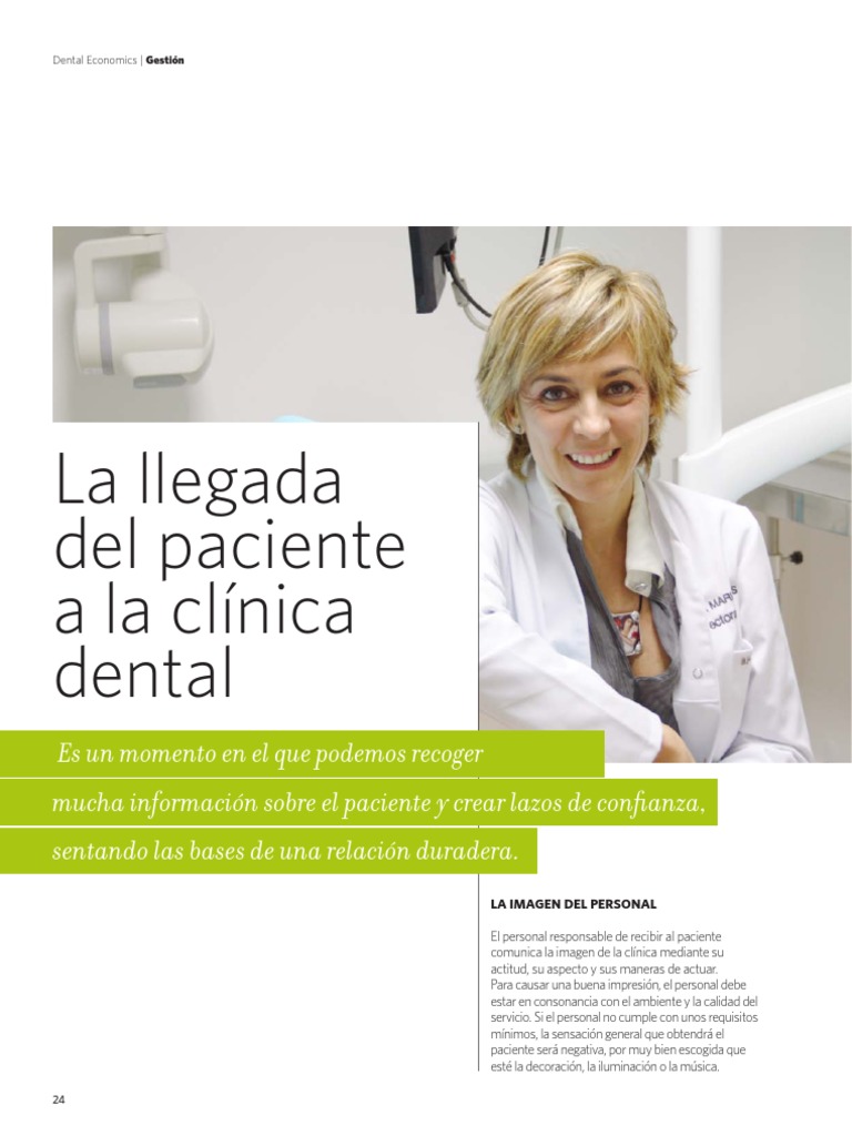 La Llegada Del Paciente A La Clinica Dental | PDF | Calidad (comercial ...