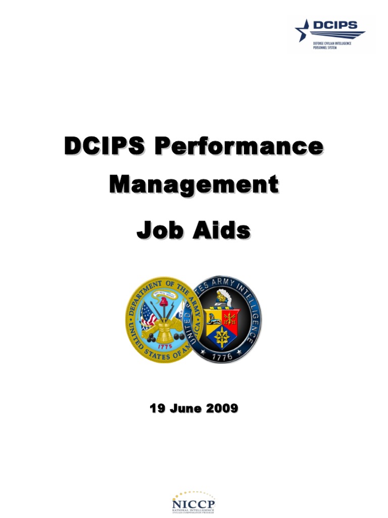 DCIPS Performance Management Job Aids | PDF | Intelligence Analysis ...