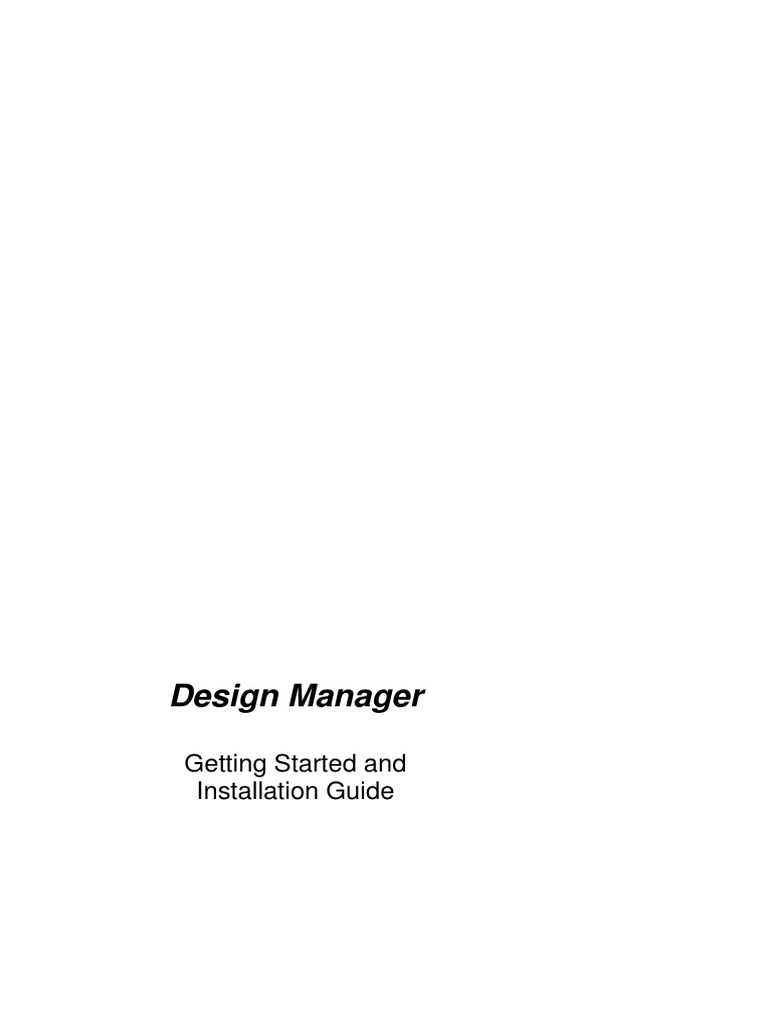 Design Manager Manual | PDF | Databases | Email
