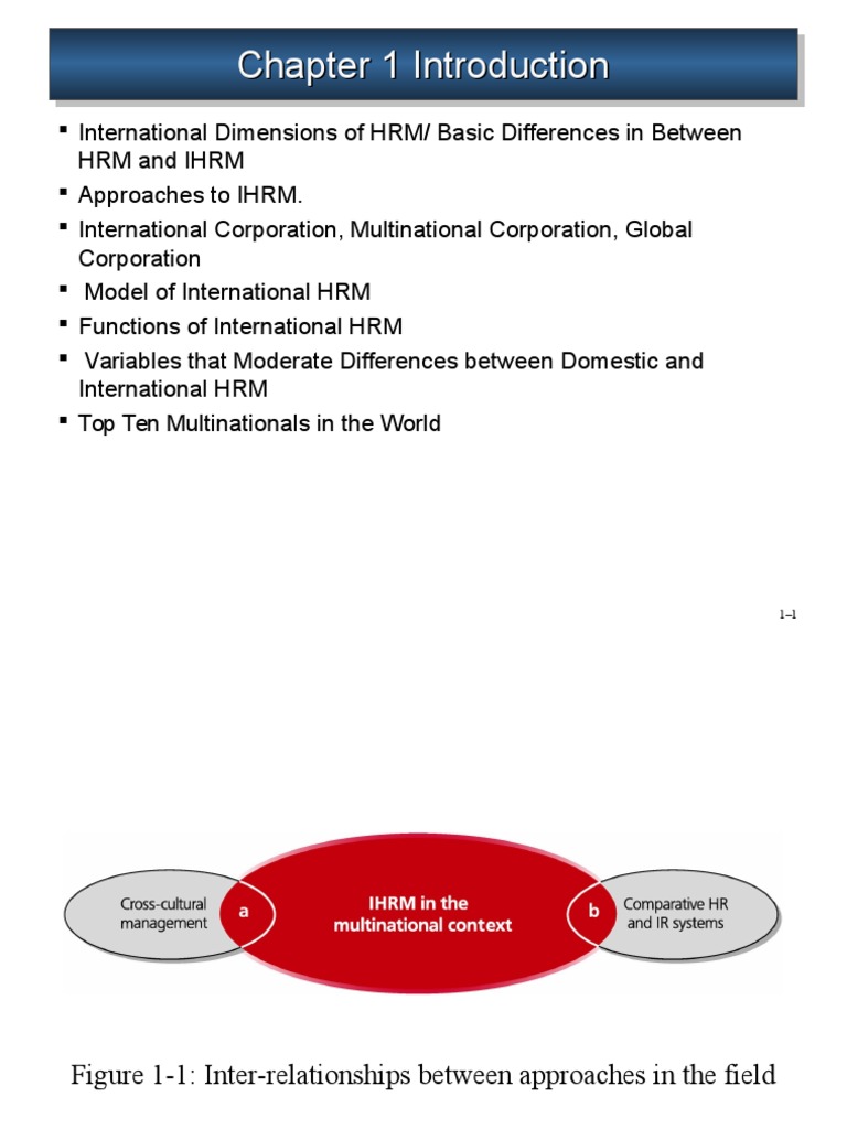 Introduction to International HRM | PDF | Multinational Corporation ...