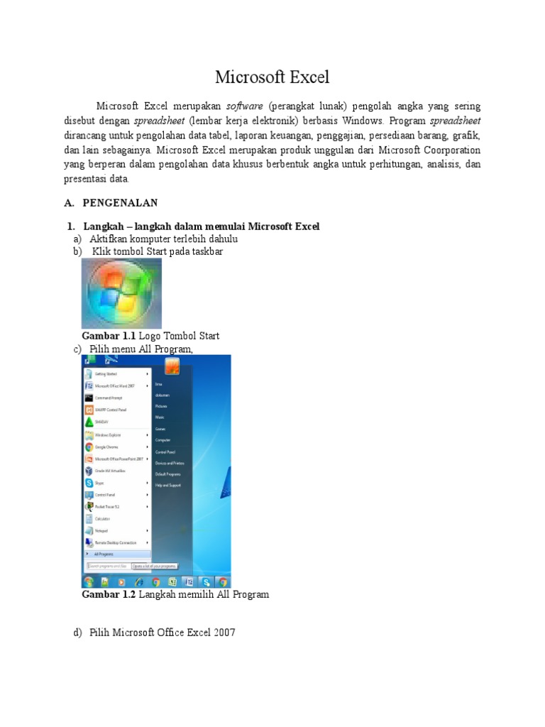 Materi Excel 03 New | PDF | Metode & Bahan Ajar | Komputer