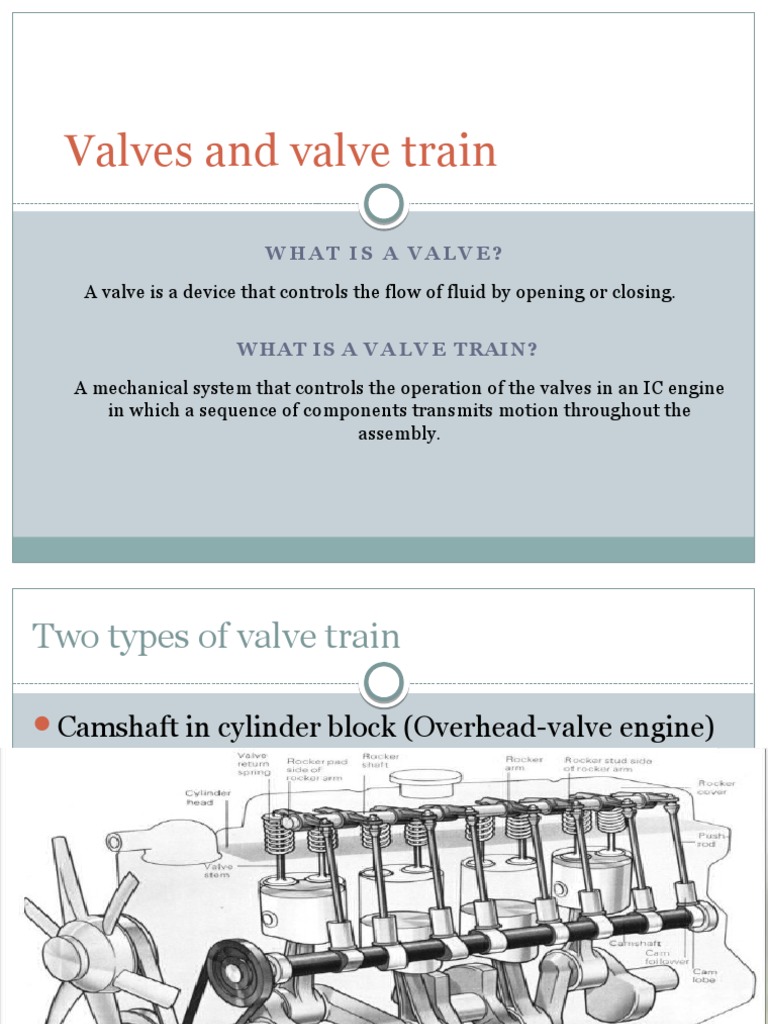 Valves and Valve Train | PDF