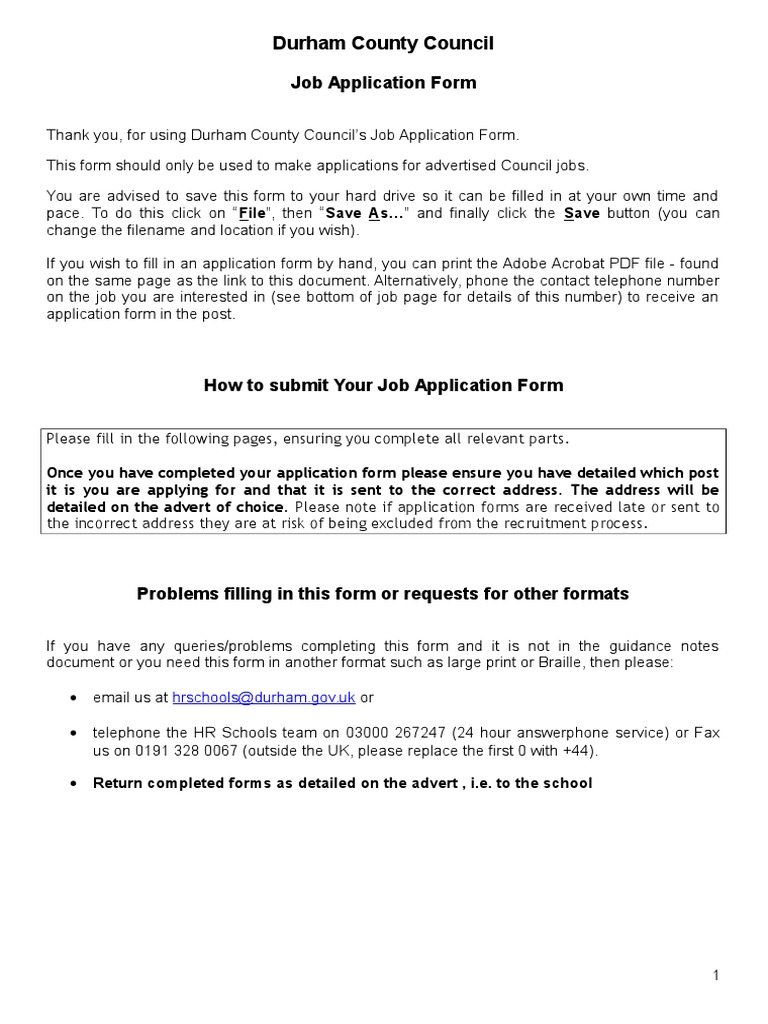 Application Form - Support - Updated 1.5.15 | PDF | Social Institutions ...