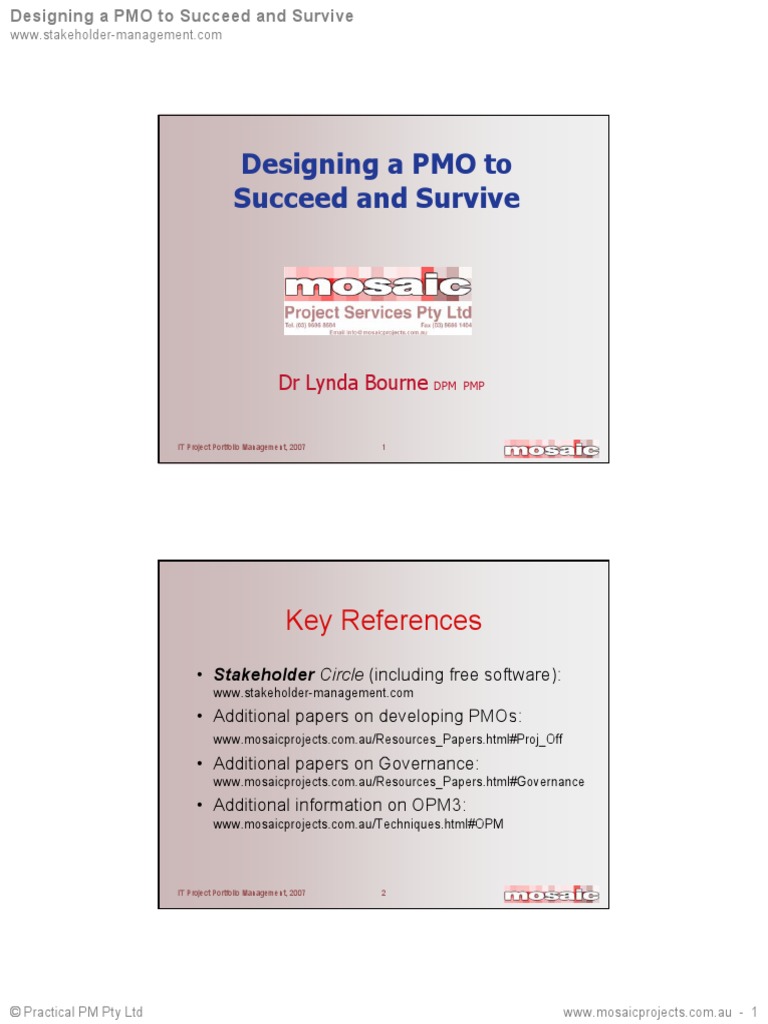 P064 Designing A PMO | PDF | Governance | Leadership