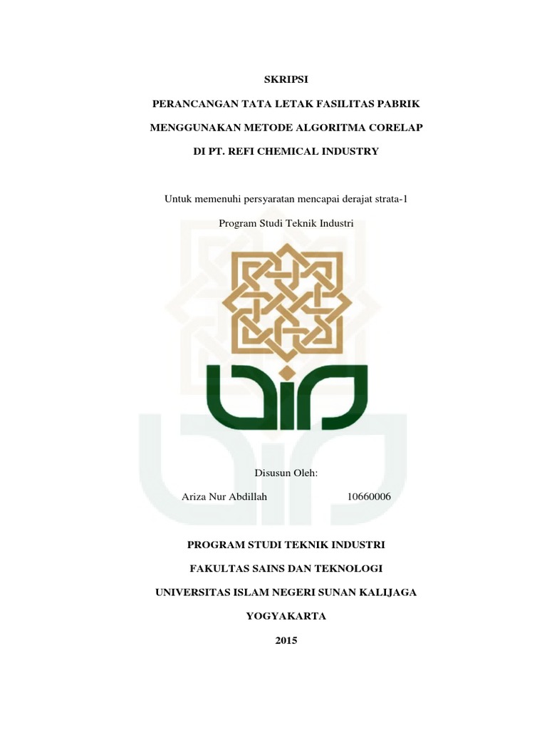 Contoh Algoritma Corelap | PDF