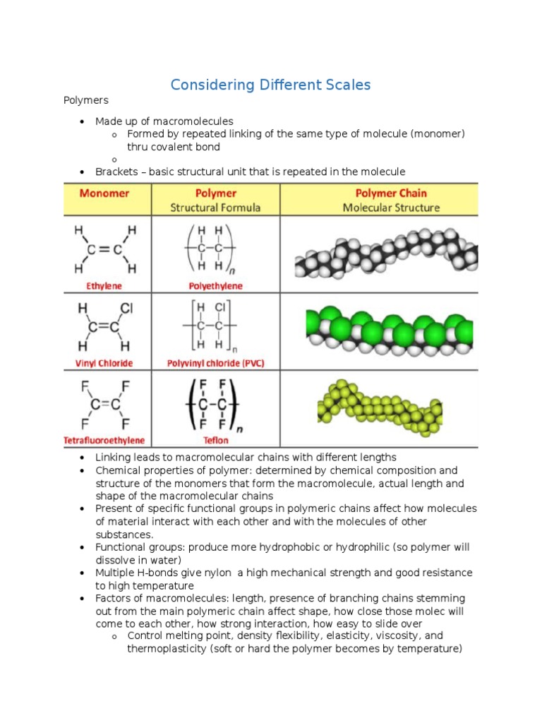 Considering Different Scales | PDF