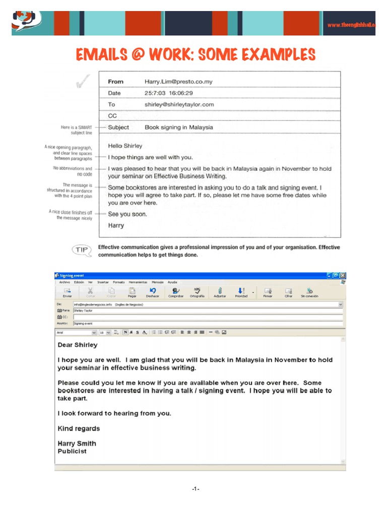 Effective Business Email Guide | PDF | Career & Growth | Business