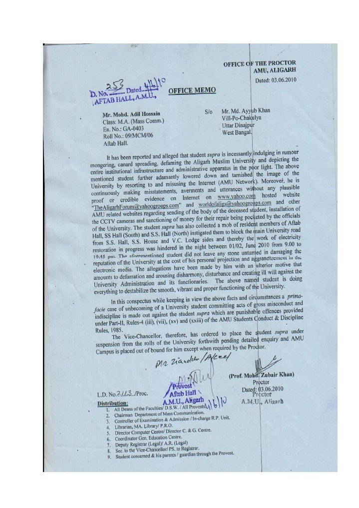 Suspension Order | PDF