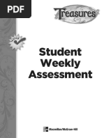 Weekly Assessments Answer Key Grade 5 | PDF | Reading Comprehension ...