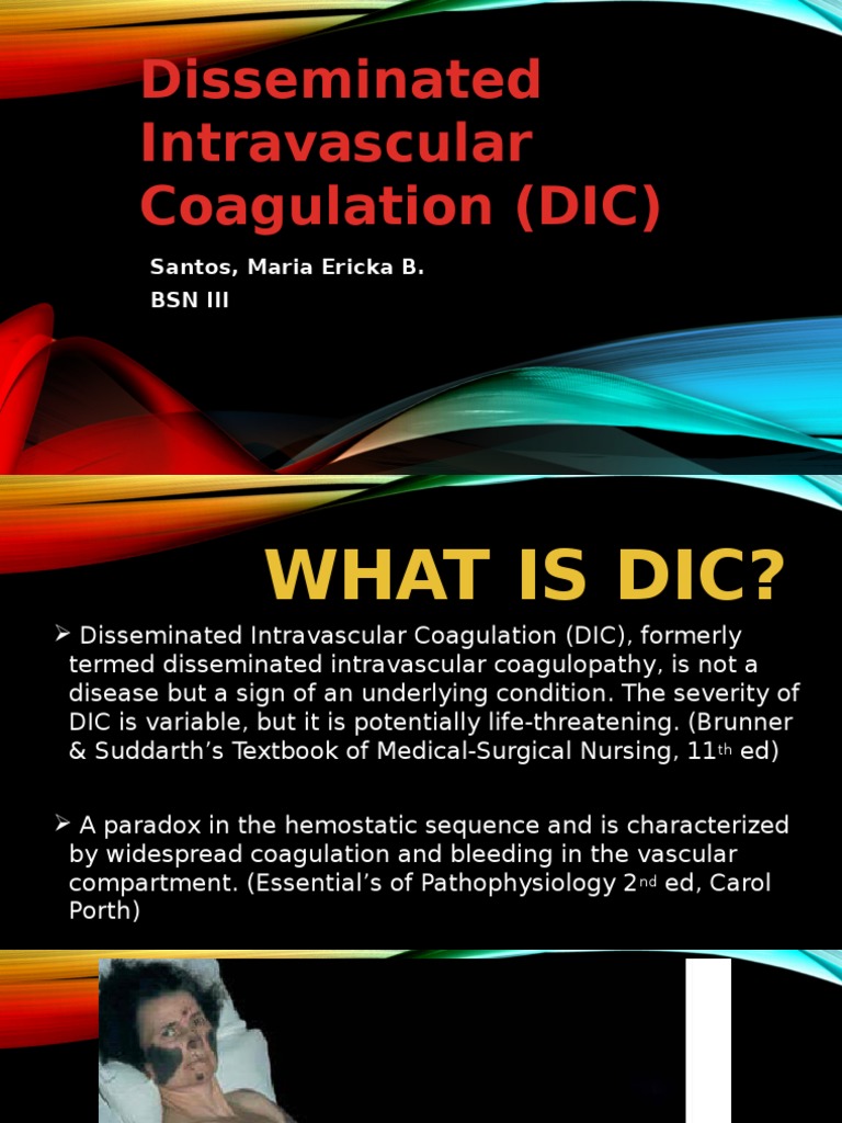 Disseminated Intravascular Coagulation | Bleeding | Coagulation