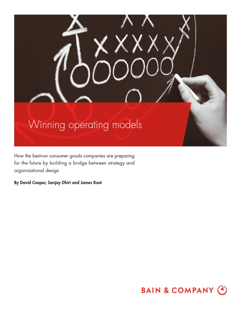 BAIN Brief - Winning Operating Models | PDF | Strategic Management | Brand