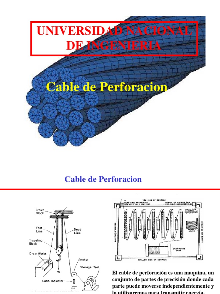 Cables de Perforacion 2 | PDF | Acero | Ingeniería mecánica