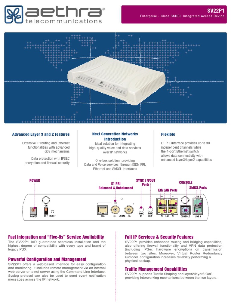 1202 Sv22p1 Rev0 Aetra | Download Free PDF | Router (Computing ...