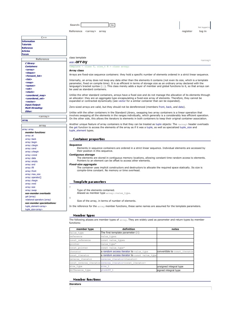 Array: Search: Reference Register Log in C++ | PDF | Array Data ... Array: Search: Reference Register Log in C++ | PDF | Array Data ...