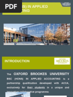BSc Applied Accounting RAP Guide | PDF | Evaluation | Sustainability