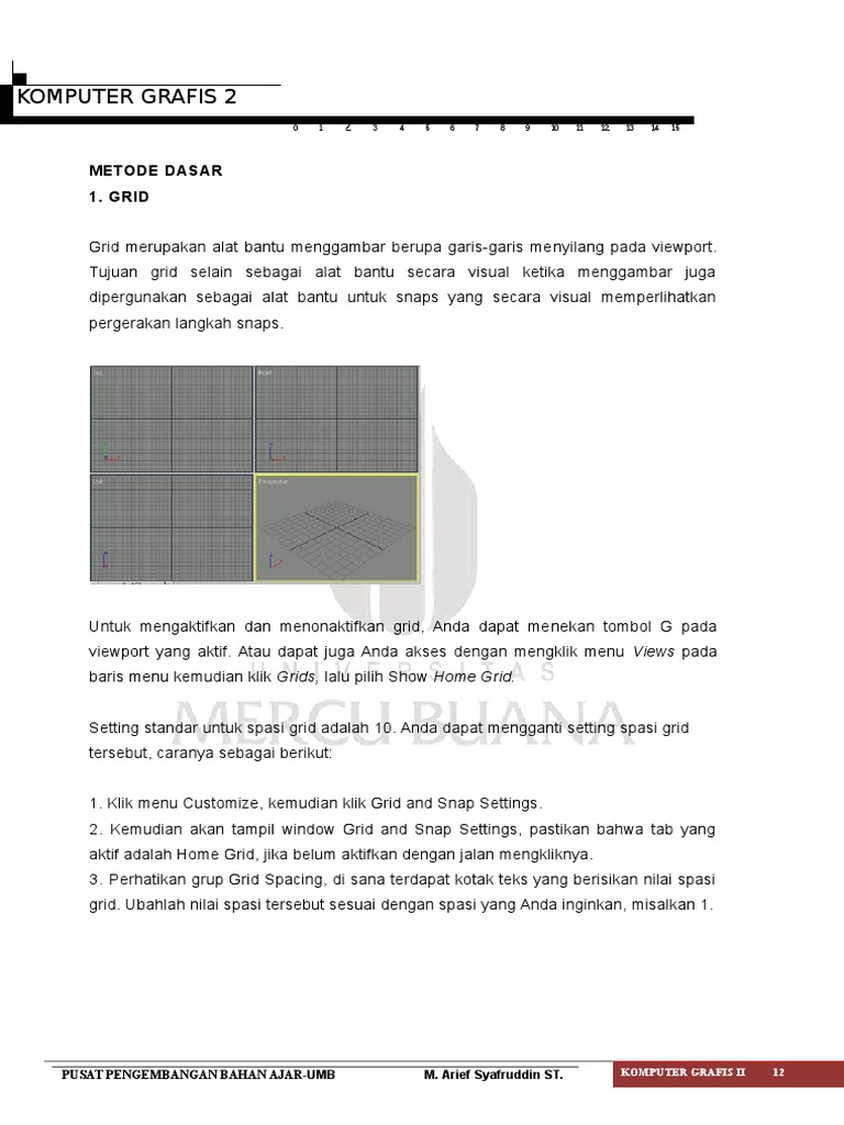 Metode Dasar Grid | PDF