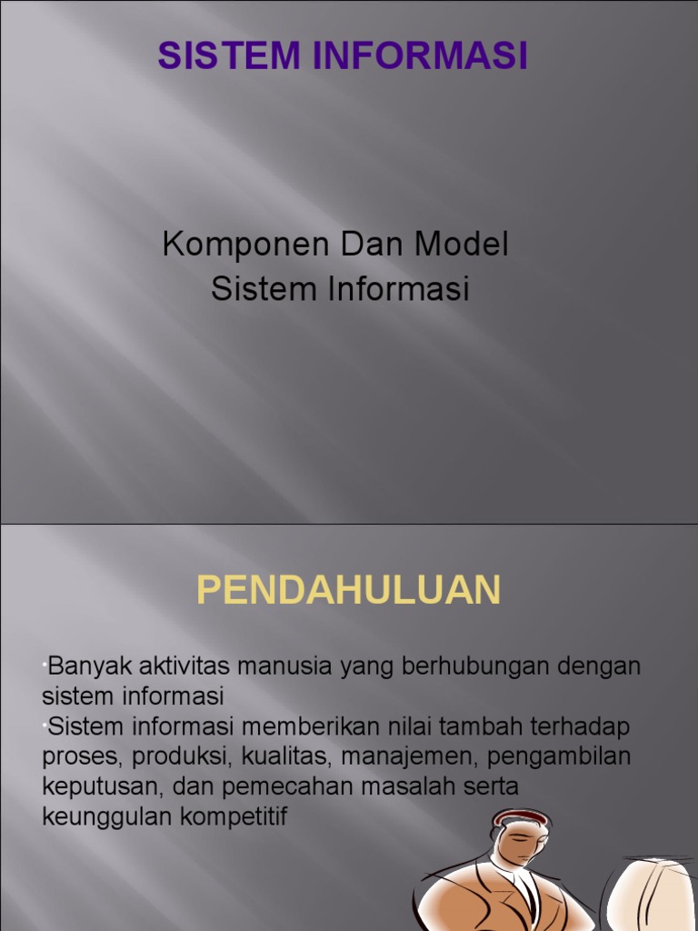 Komponen dan Model Sistem Informasi | PDF | Komputer