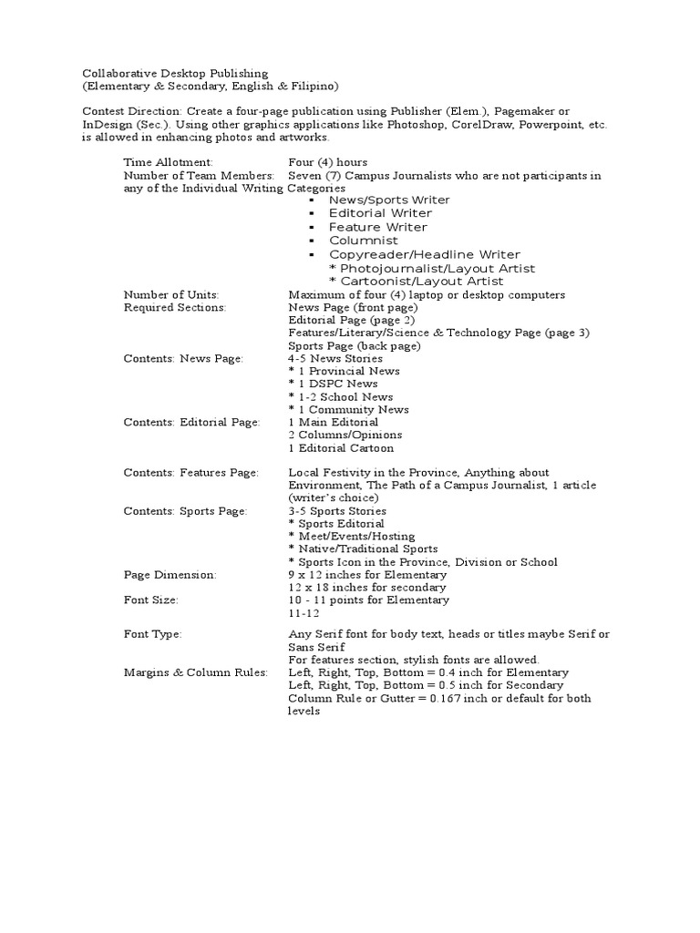 Collaborative Desktop Publishing Mechanics | PDF | Typefaces | Mass Media