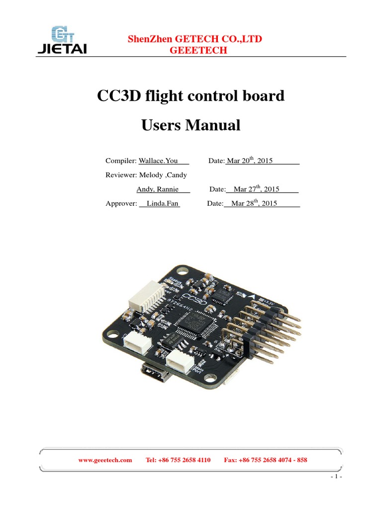 CC3D Flight Control Board PDF | PDF | Business