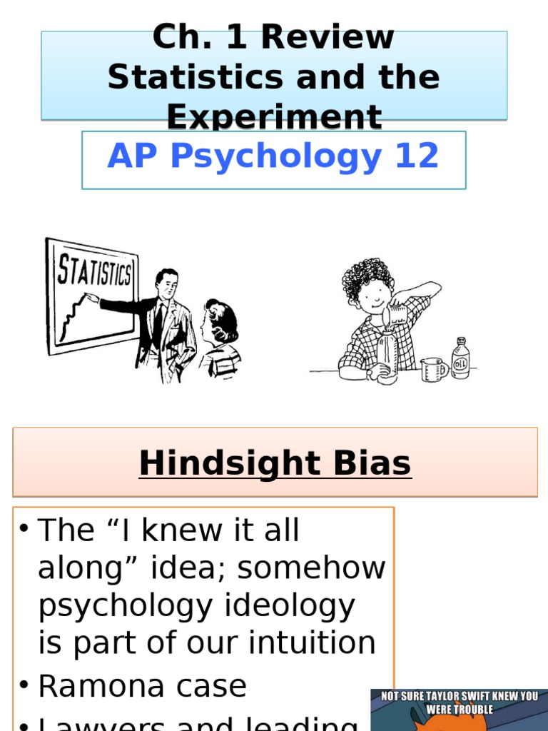 Ch. 1 Review Statistics and The Experiment Ch. 1 Review Statistics and ...