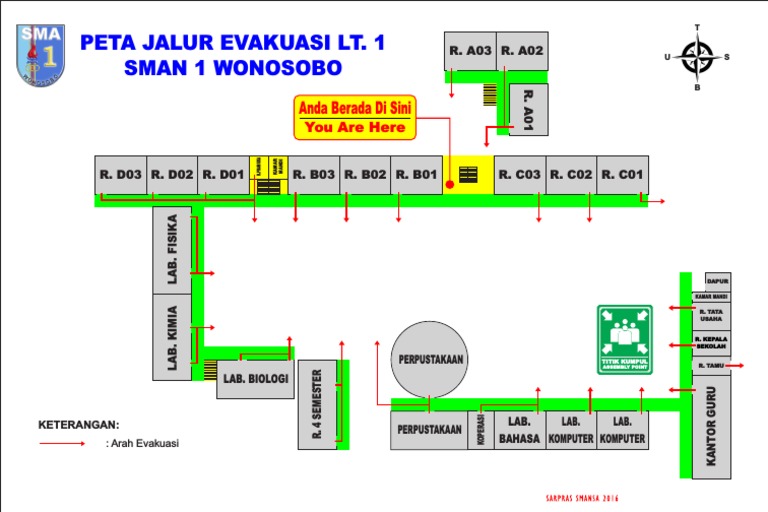 Contoh Jalur Evakuasi | PDF