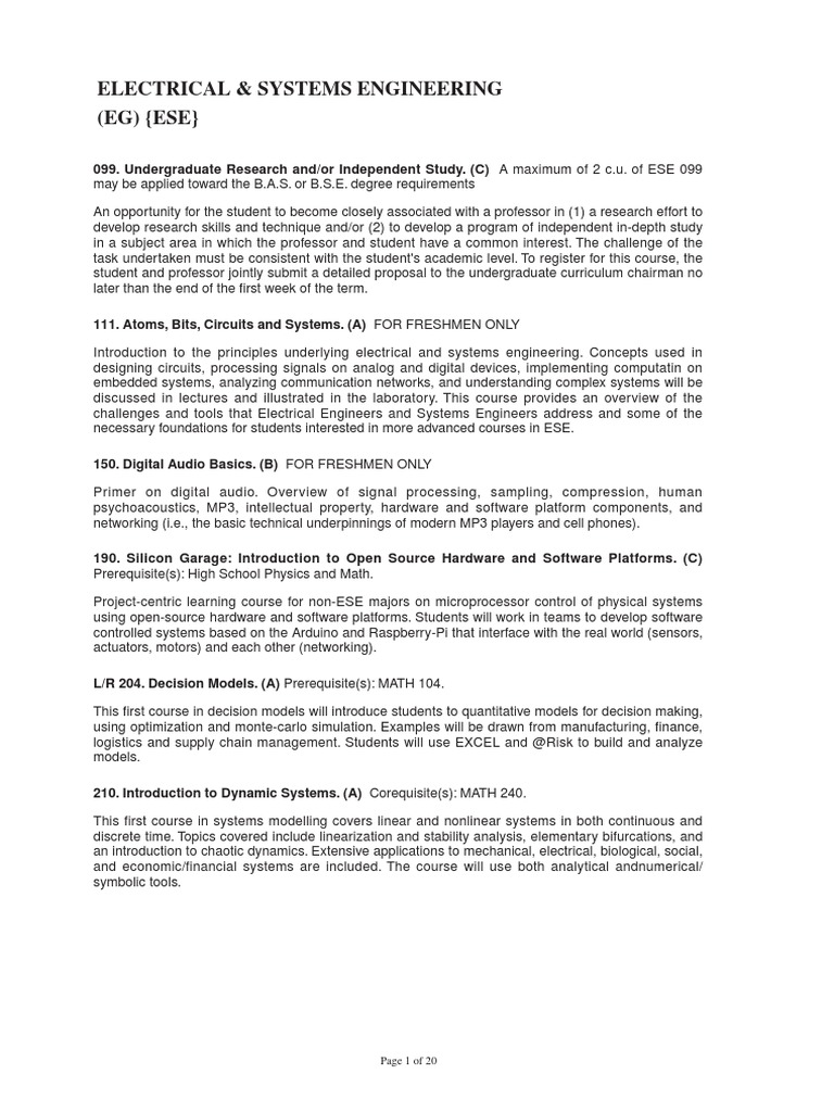 ESE RESEARCH METHODS | PDF | Probability Theory | Signal (Electrical ...