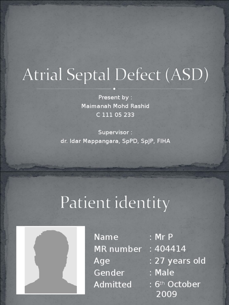 Atrial Septal Defect (ASD) | PDF | Heart | Cardiology